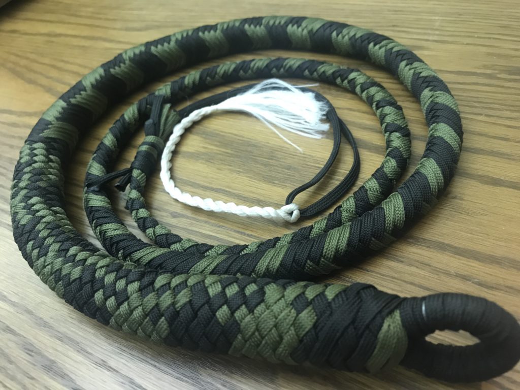 Black & Green Combat Whip – Combat Whips
