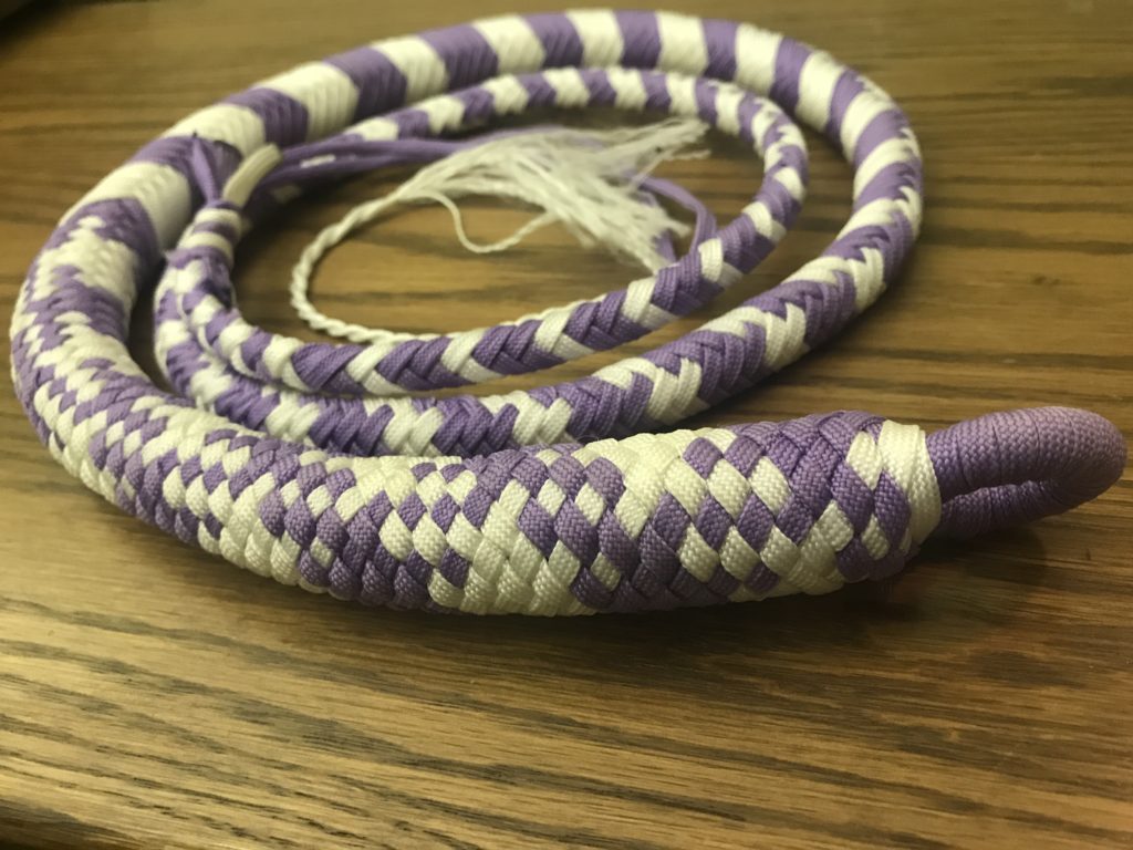 White & Purple Combat Whip – Combat Whips